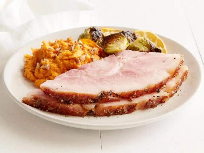 Brandy Peppercorn Honey Glazed Ham Recipe | Food Network Kitchen | Food ...