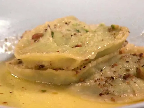 Broccoli Rabe Ravioli with Parmigiano and Pistachios 2 Recipe | Anne ...