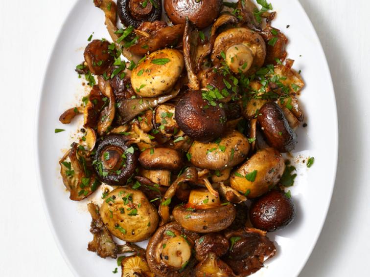 Smoky Roasted Mushrooms Recipe | Food Network Kitchen | Food Network