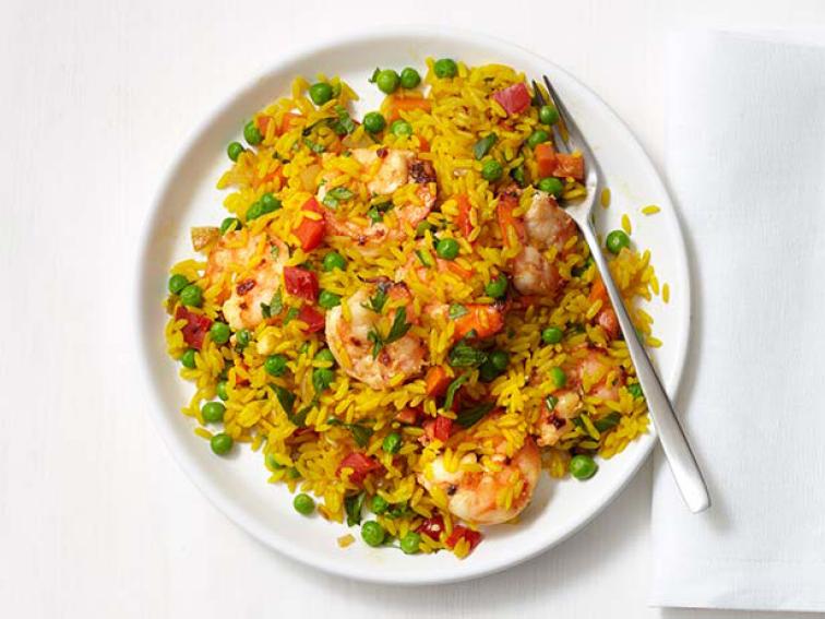 Spanish Shrimp and Rice Recipe | Food Network Kitchen | Food Network