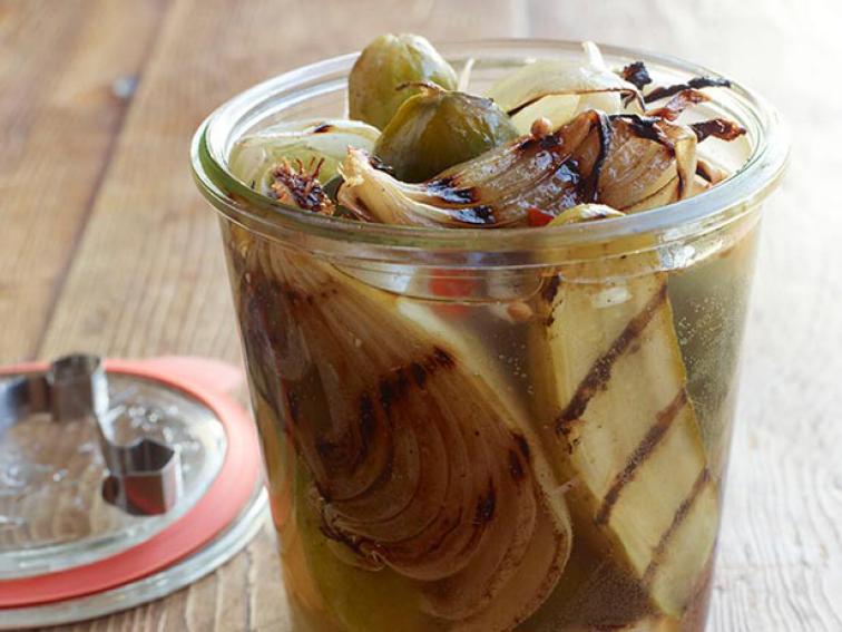 Grilled Pickles Recipe | Food Network Kitchen | Food Network