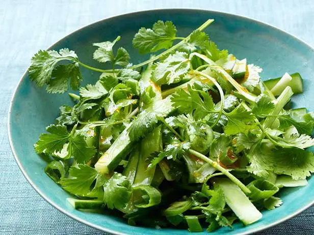 Spicy Cilantro-Scallion Salad Recipe | Food Network Kitchen | Food Network