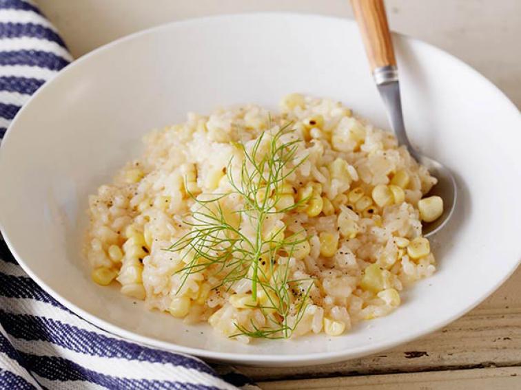 Grilled Corn Risotto Recipe | Geoffrey Zakarian | Food Network