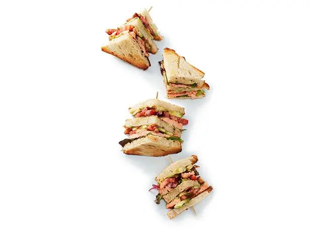 Grilled Salmon BLT Clubs Recipe | Food Network Kitchen | Food Network