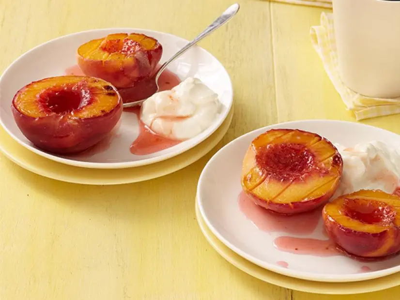 Hot Peaches and Cream Recipe | Food Network Kitchen | Food Network
