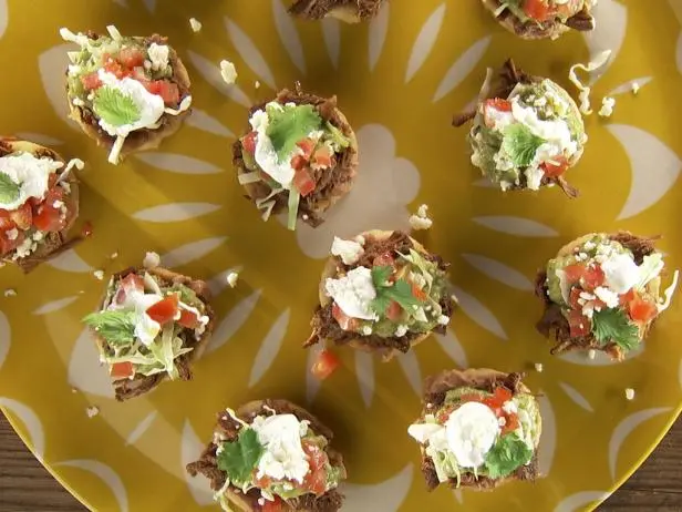 Sopes with Shredded Beef Recipe | Kelsey Nixon | Food Network