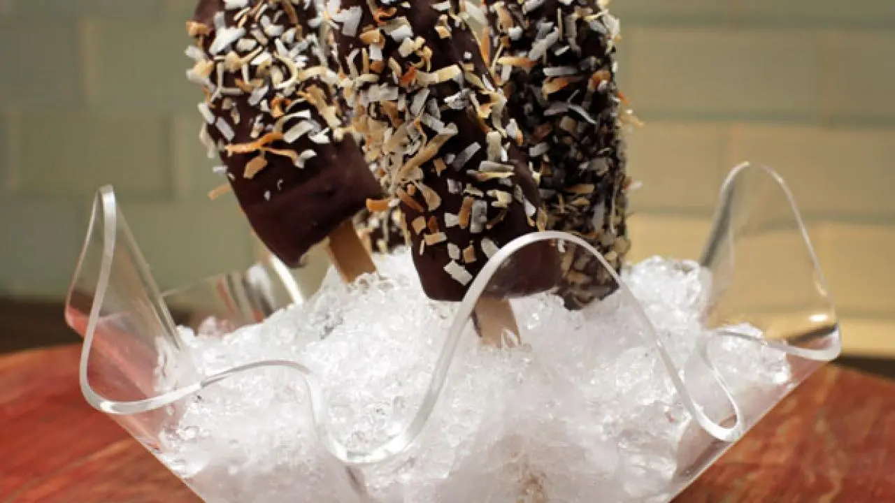 Frozen Chocolate Coconut Rum Bananas Recipe | Food Network Kitchen ...