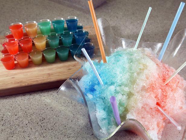 Rainbow Shots or Snow Cones Recipe | Food Network Kitchen | Food Network