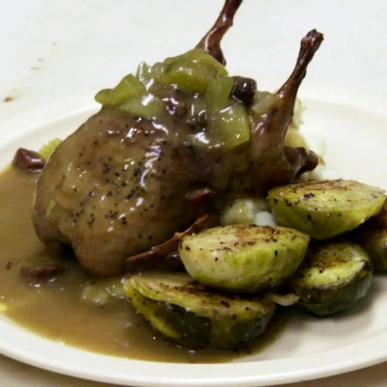 how to cook quail in gravy