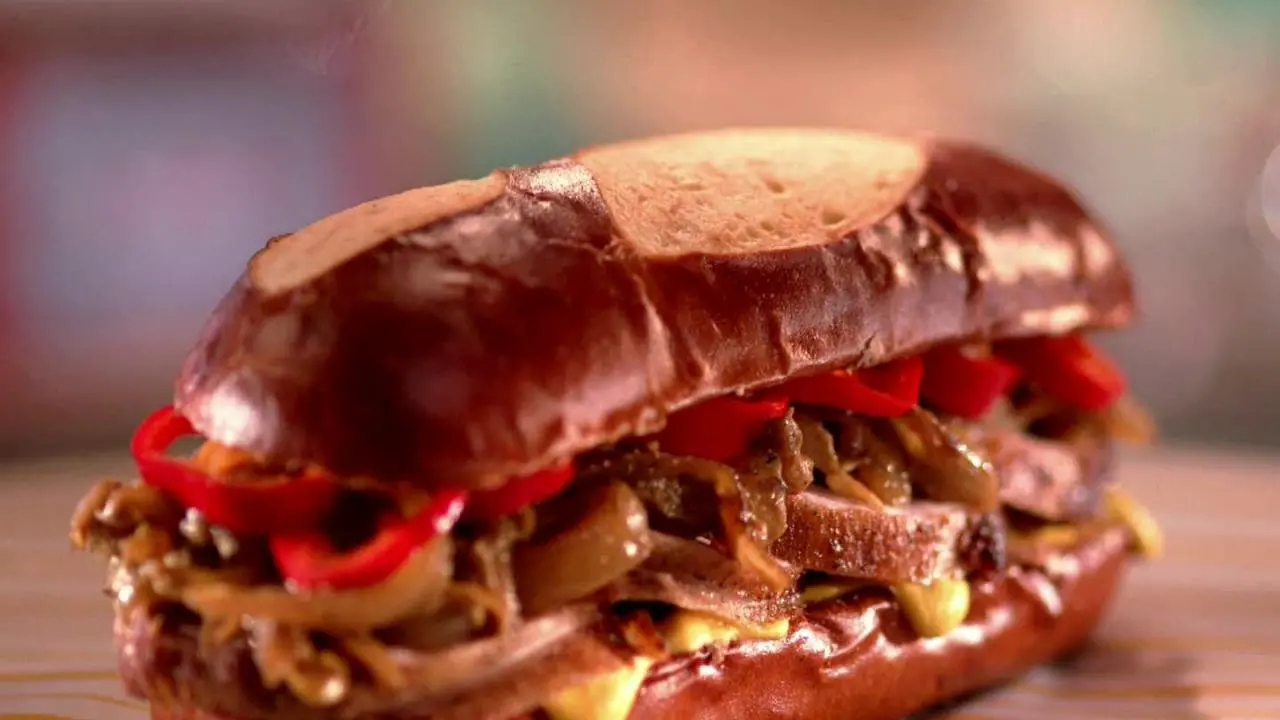 Pork Loin Sandwich Recipe | Jeff Mauro | Food Network