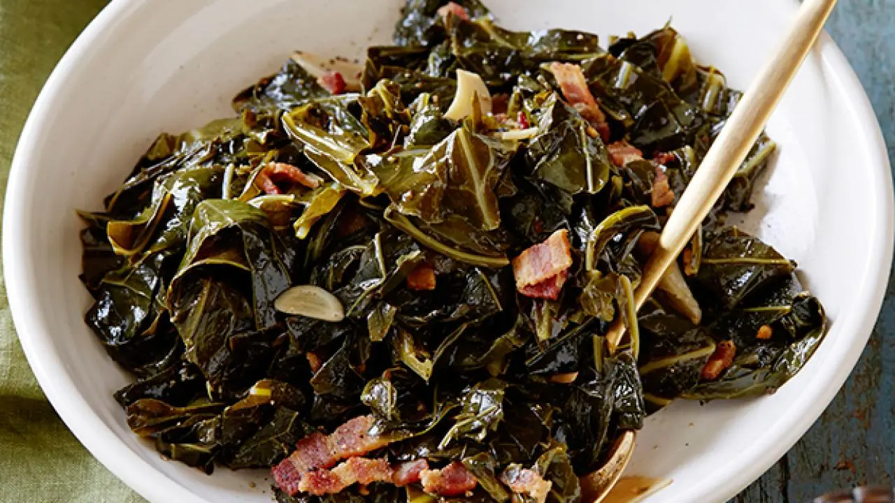Braised Collard Greens Recipe | Melissa d'Arabian | Food Network