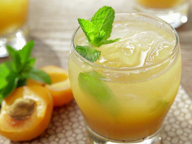 Apricot-Mint Sours Recipe | Bobby Flay | Food Network