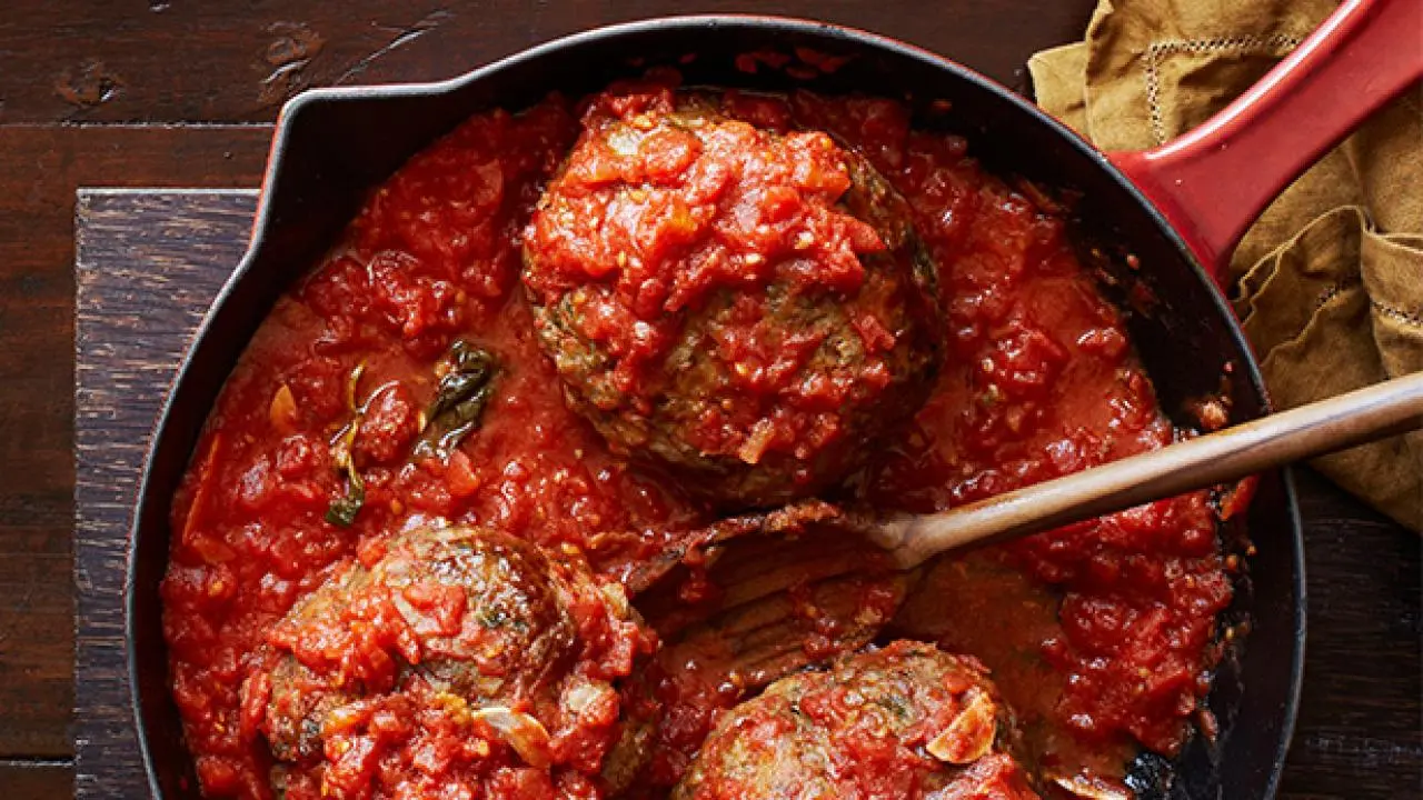 Jumbo Cheesy Italian Meatballs Recipe | Food Network Kitchen | Food Network