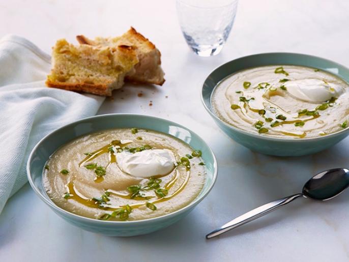 Creamy French Fry and Scallion Soup Recipe | Food Network Kitchen ...