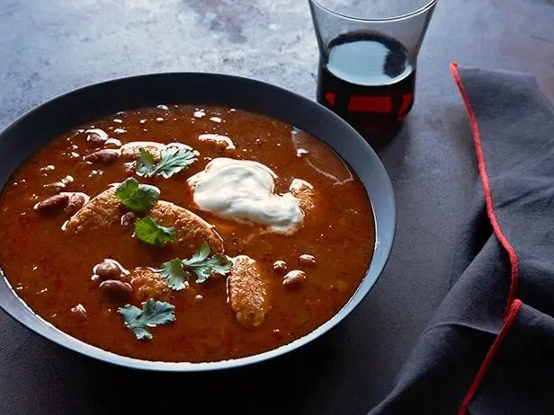 Spicy Chili with Chicken Finger Dumplings Recipe | Food Network Kitchen ...