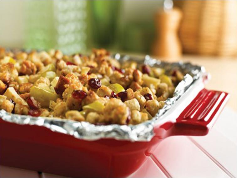 Baked Apple Cranberry Stuffing Recipe Food Network