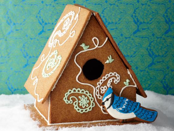 Gingerbread Birdhouse Recipe | Food Network Kitchen | Food Network