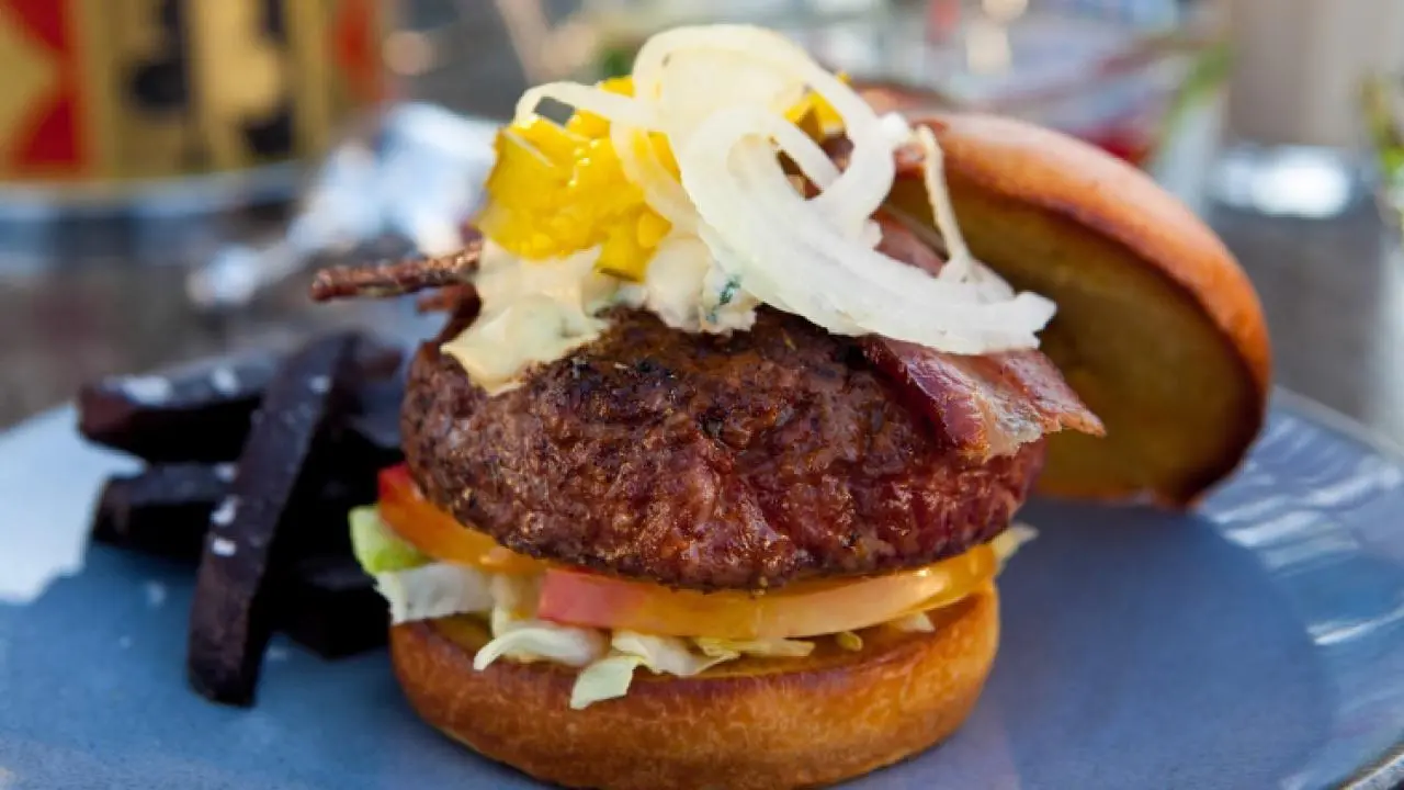 Black and Blue Burger Recipe | Guy Fieri | Food Network
