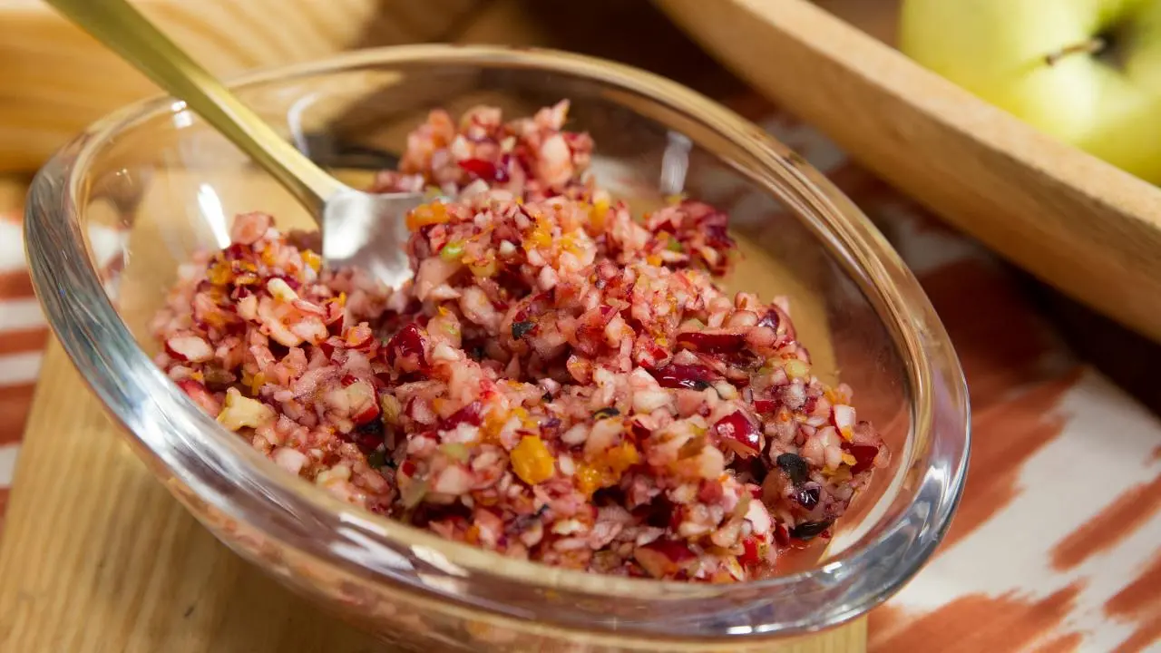 Apple-Orange-Cranberry Relish Recipe | Katie Lee Biegel | Food Network