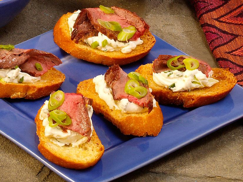 Spicy Beef and Horseradish Bites Recipe | Food Network