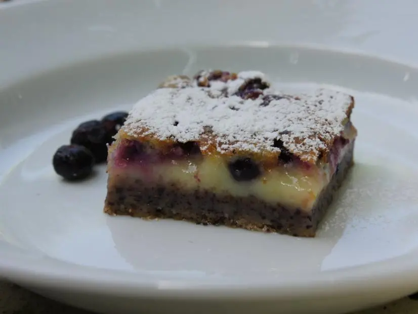 Lemon-Blueberry Bars Recipe | Hedy Goldsmith | Food Network
