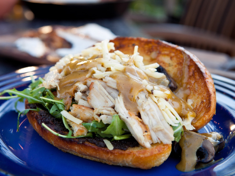 Roasted Turkey Sandwich with Cremini and Truffle Recipe - Chef's ...