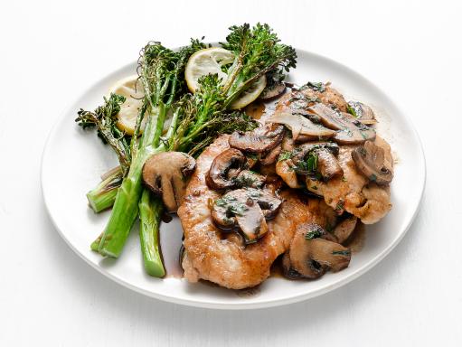 Turkey Marsala with Lemon Broccolini Recipe | Food Network Kitchen ...