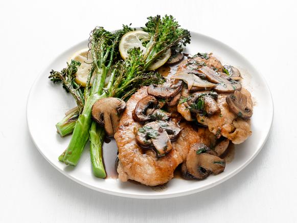 Turkey Marsala with Lemon Broccolini Recipe | Food Network Kitchen ...
