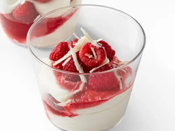 White Chocolate-Raspberry Parfaits Recipe | Food Network Kitchen | Food ...