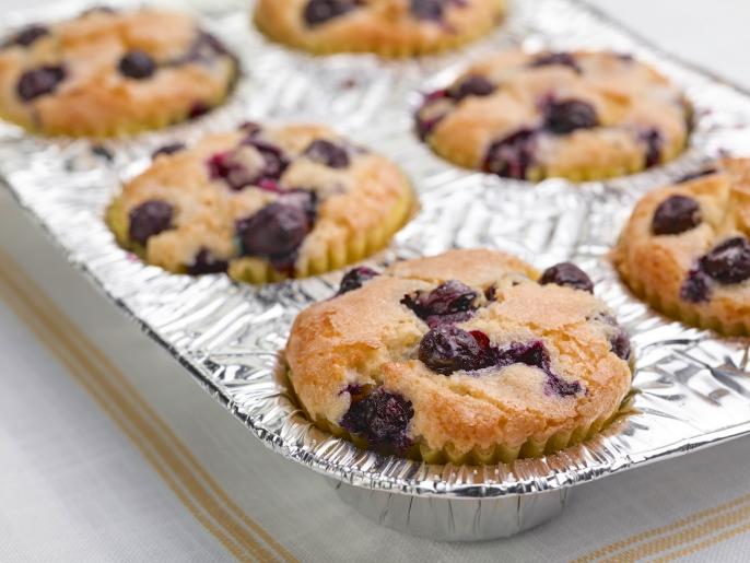 Blueberry-Lemon Muffins Recipe | Food Network Kitchen | Food Network