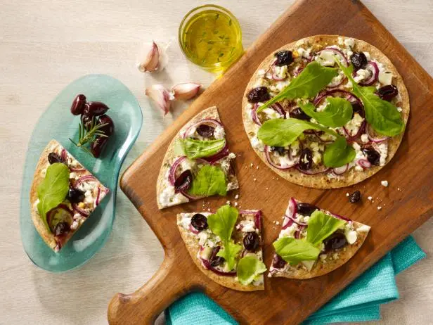 Mediterranean Pizzetta Recipe | Food Network
