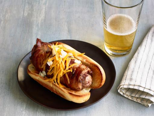 Bacon Burger Dogs Recipe | Sunny Anderson | Food Network