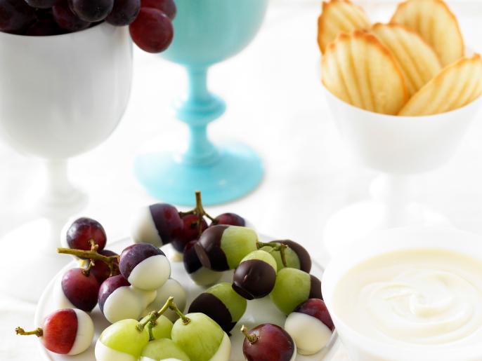 Chocolate-Dipped Grapes Recipe | Food Network