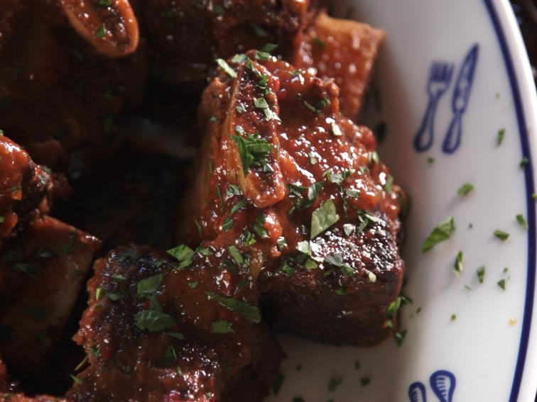 Chile-Braised Short Ribs Recipe | Nancy Fuller | Food Network