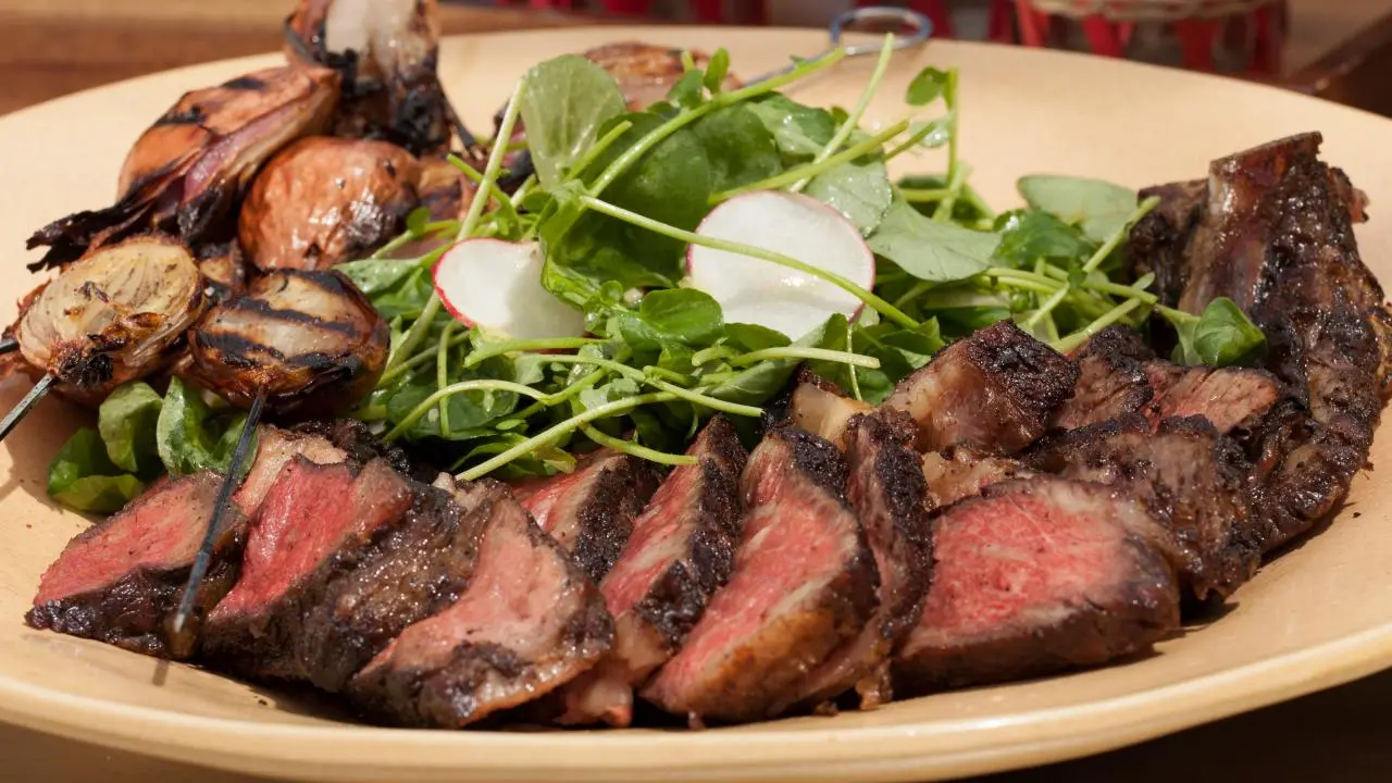 Grilled Cowboy Rib Eye with Watercress Salad Recipe | Geoffrey Zakarian ...