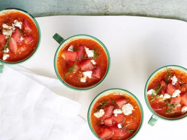 Watermelon Gazpacho Recipe | Tyler Florence | Food Network