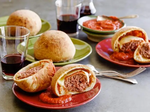 Pepperoni Pizza Burger Bomba Recipe - Chef's Resource Recipes