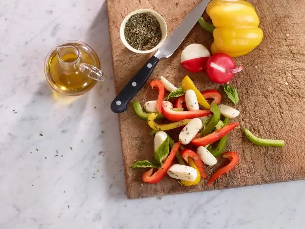 Italian Cheesy Peppers Recipe | Food Network