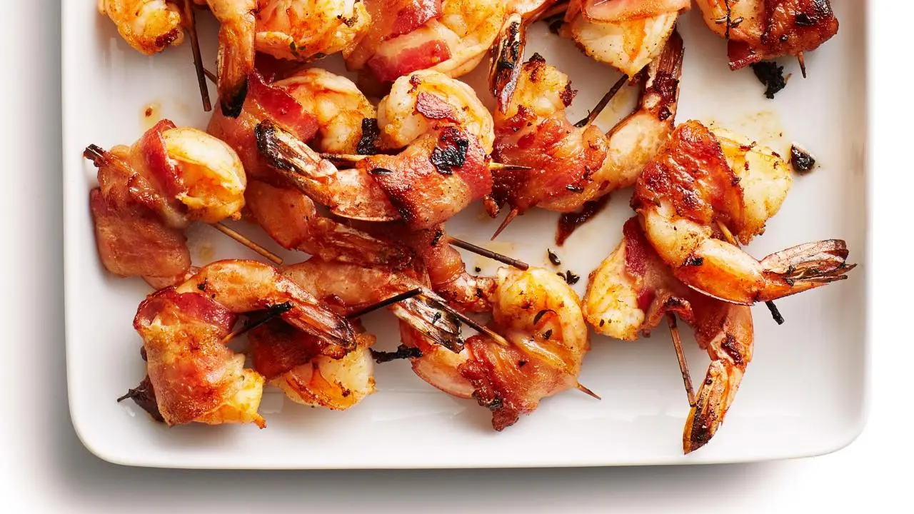 Bacon-Wrapped Shrimp Recipe | Food Network Kitchen | Food Network