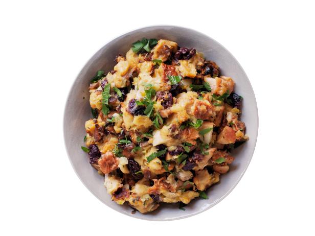Chestnut-Apple-Cherry Stuffing Recipe | Food Network Kitchen | Food Network