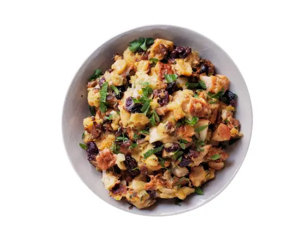 Chestnut-Apple-Cherry Stuffing Recipe - Chef's Resource Recipes