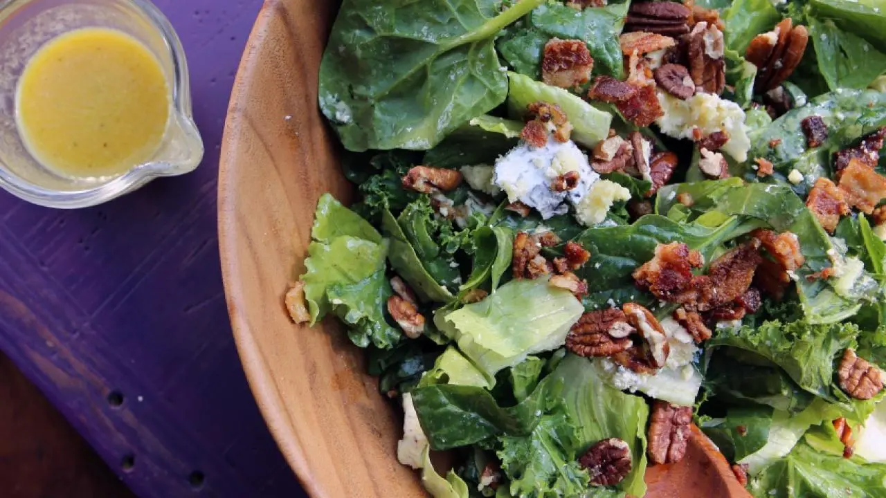 Sweet Greens with Maple Vinaigrette Recipe | Nancy Fuller | Food Network