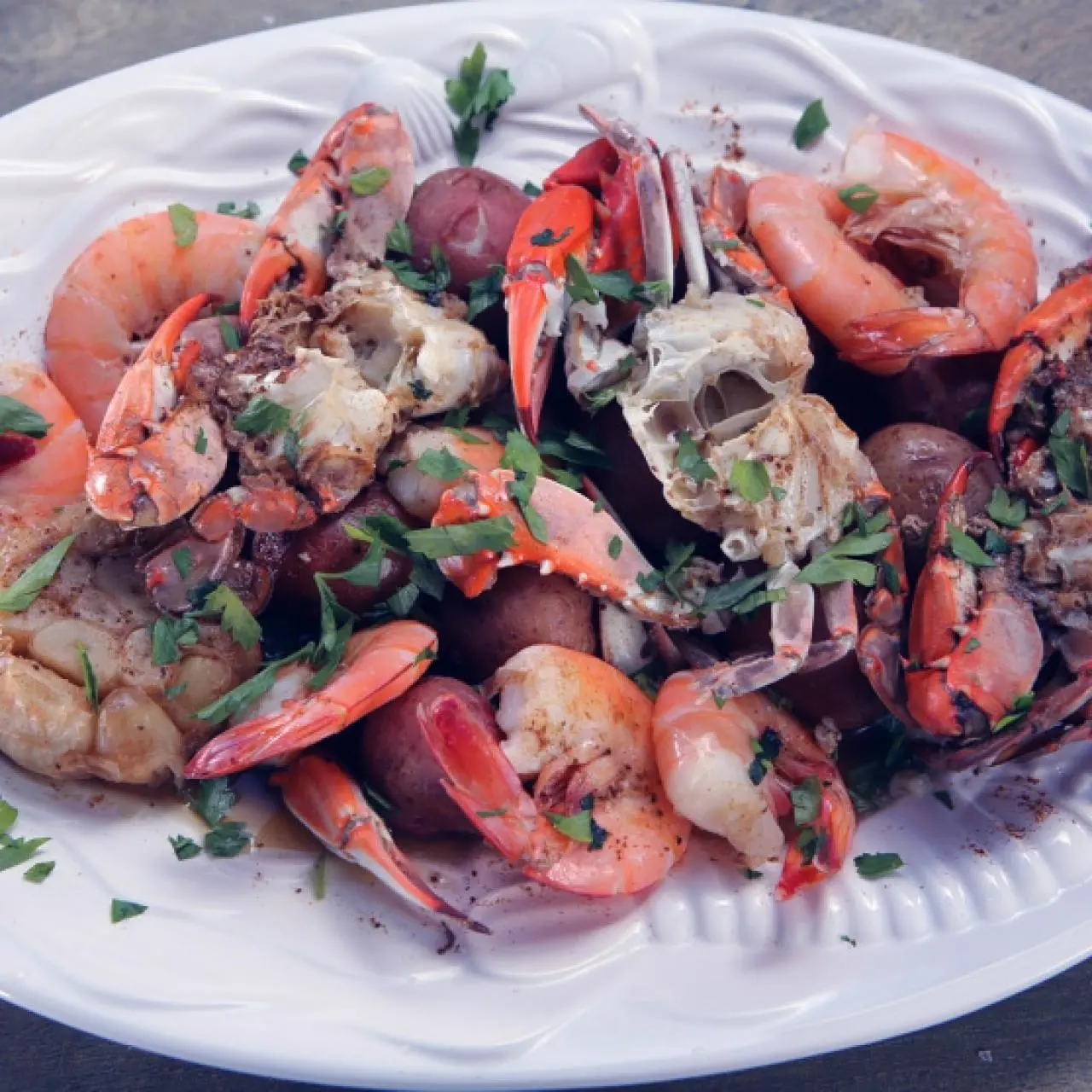 Shrimp and crab store