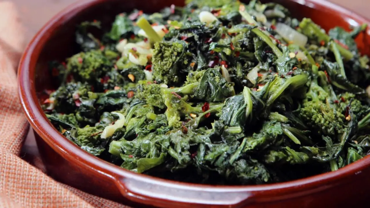 Sauteed Garlic Broccoli Rabe Recipe | Nancy Fuller | Food Network