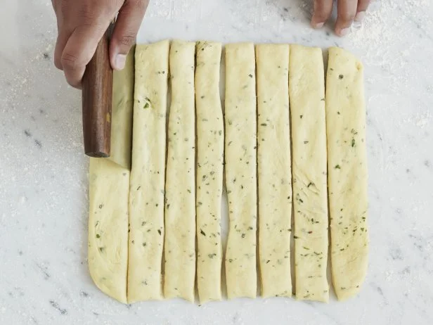 How to Shape Herbed Fan-Tans | Food Network