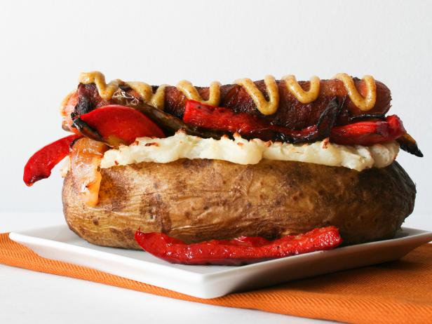 6 Outrageously Overstuffed Baked Potatoes : Food Network | Recipes ...