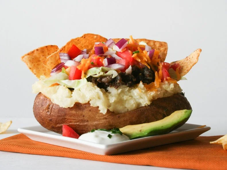 6 Outrageously Overstuffed Baked Potatoes : Food Network | Food Network