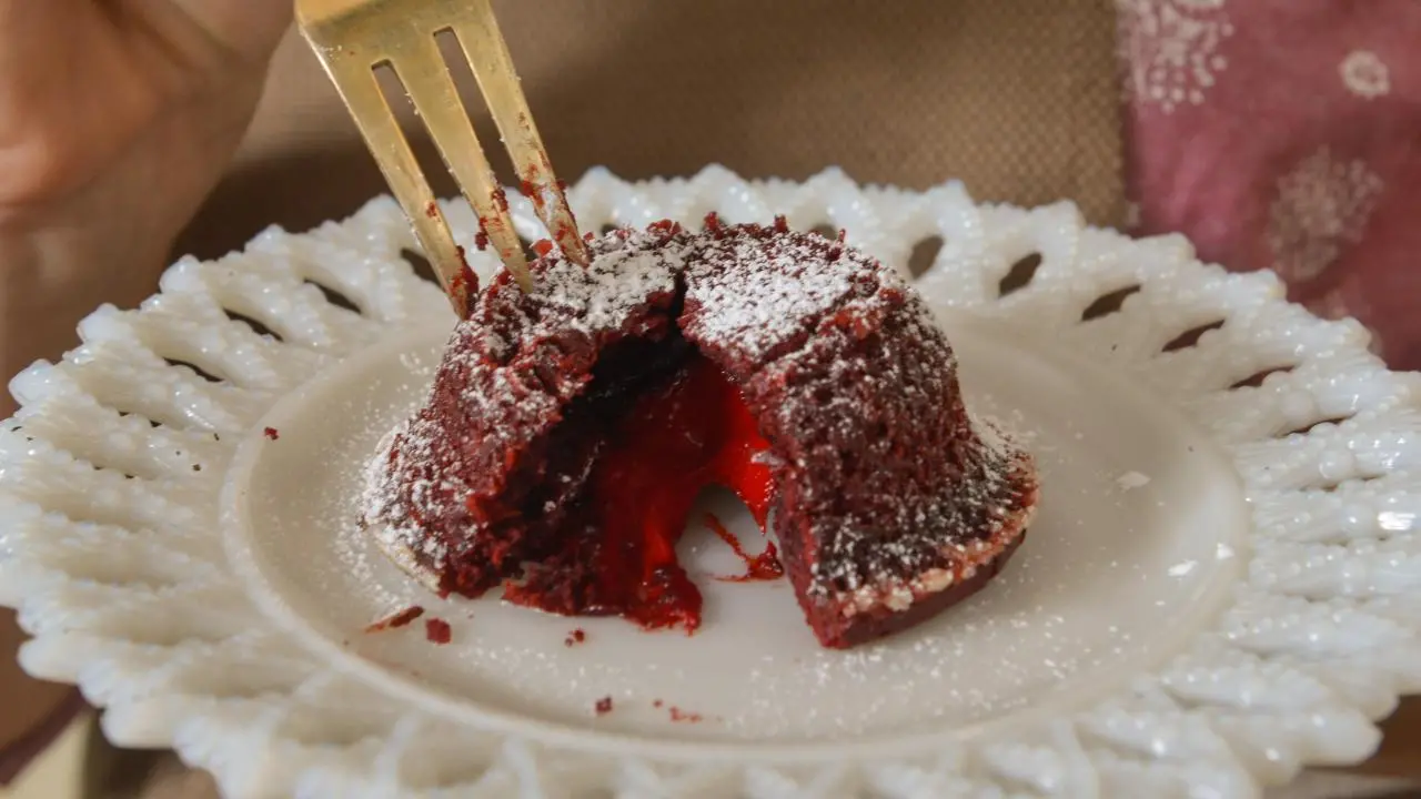 Red Velvet Lava Cakes Recipe | Damaris Phillips | Food Network