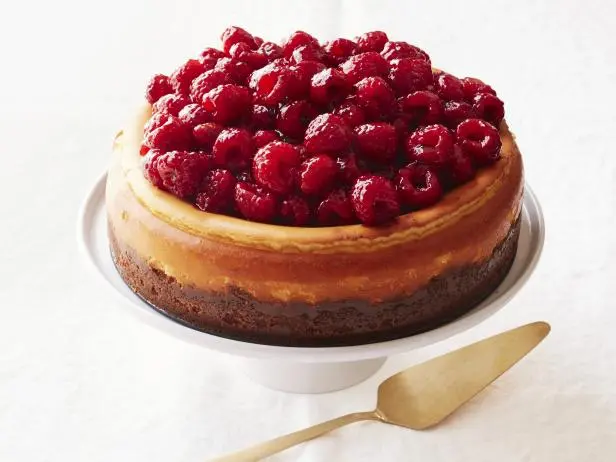 Raspberry Cheesecake Recipe | Ina Garten | Food Network