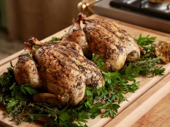 Bay Roasted Chicken Recipe | Food Network